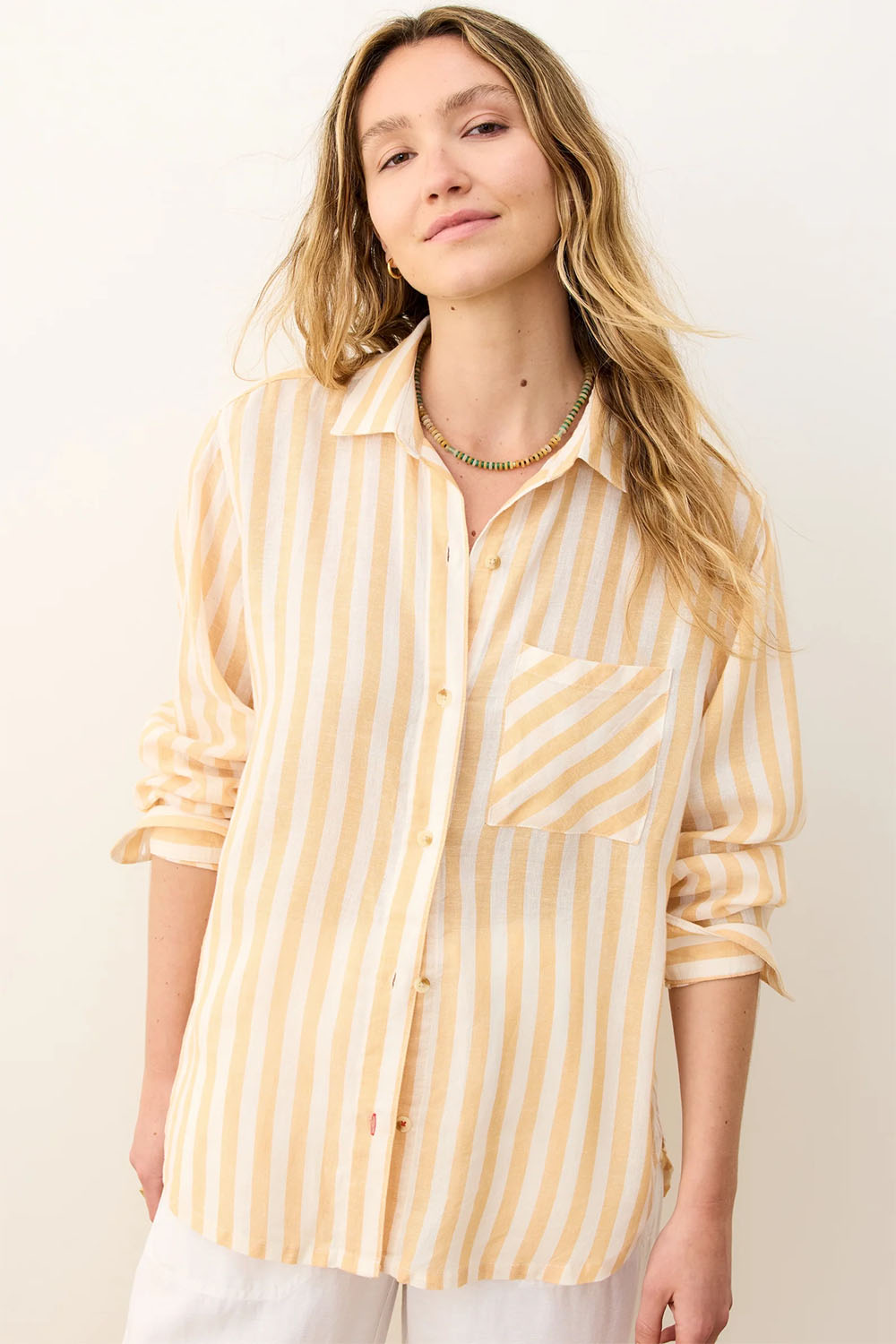 JANE RELAXED LINEN SHIRT — EVRGREEN Clothing
